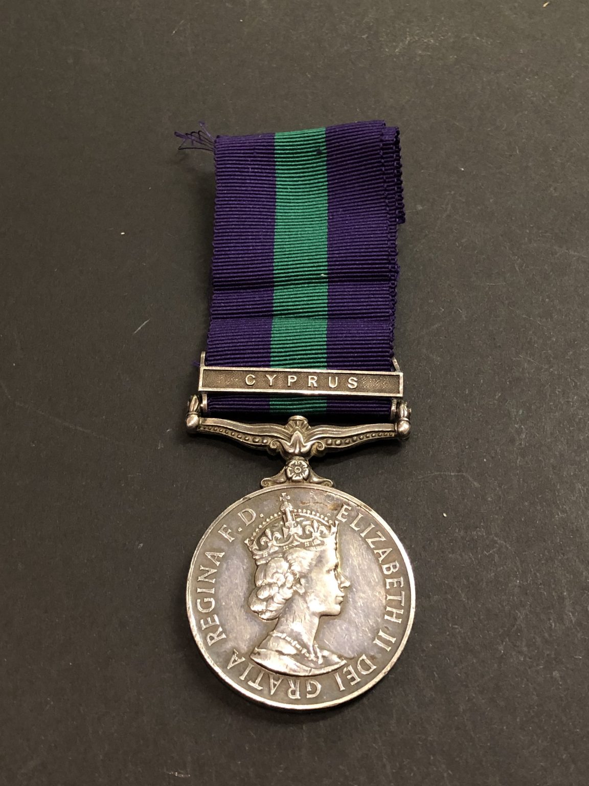 General Service Medal 1918 Clasp Cyprus - Bygones Shop
