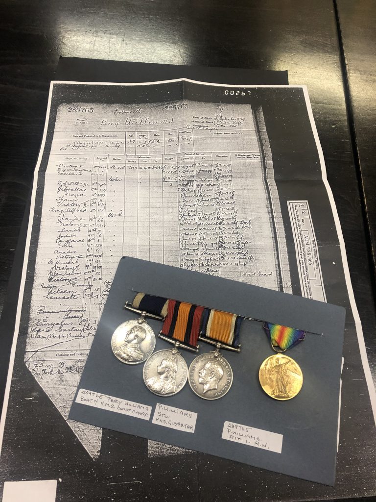 Queen's South Africa, WWI Pair, Royal Naval Long Service and Good ...