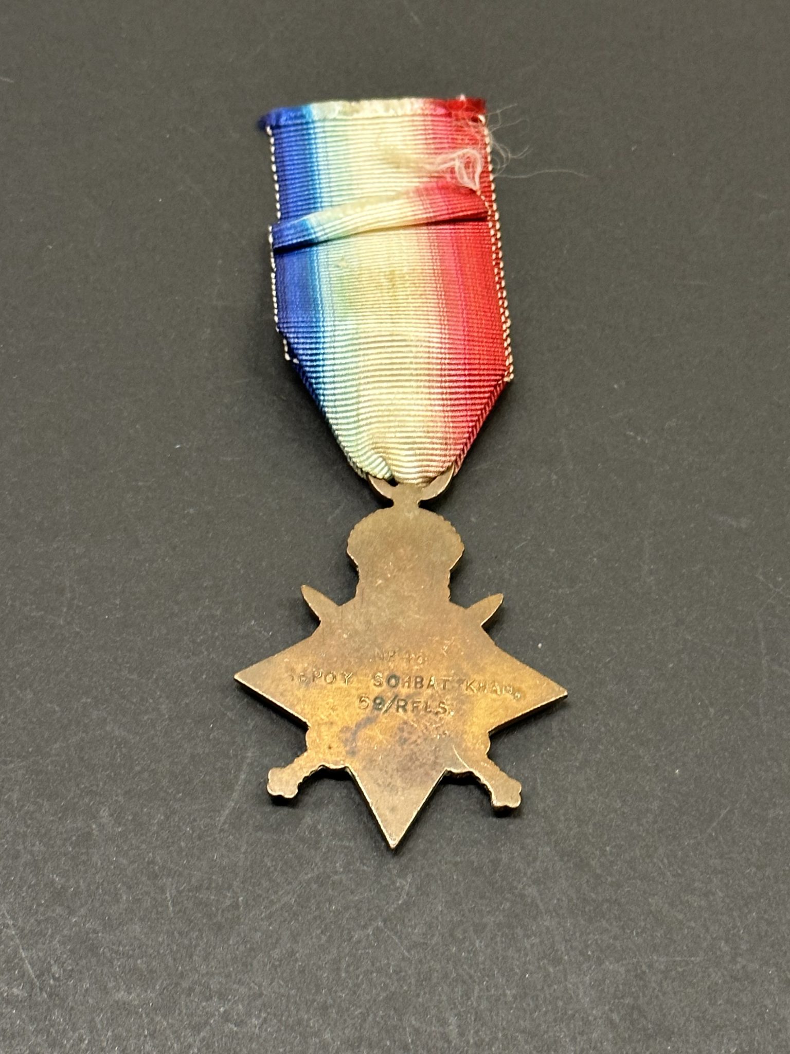 1914 Mons Star 59th Scinde Rifles - Bygones Shop