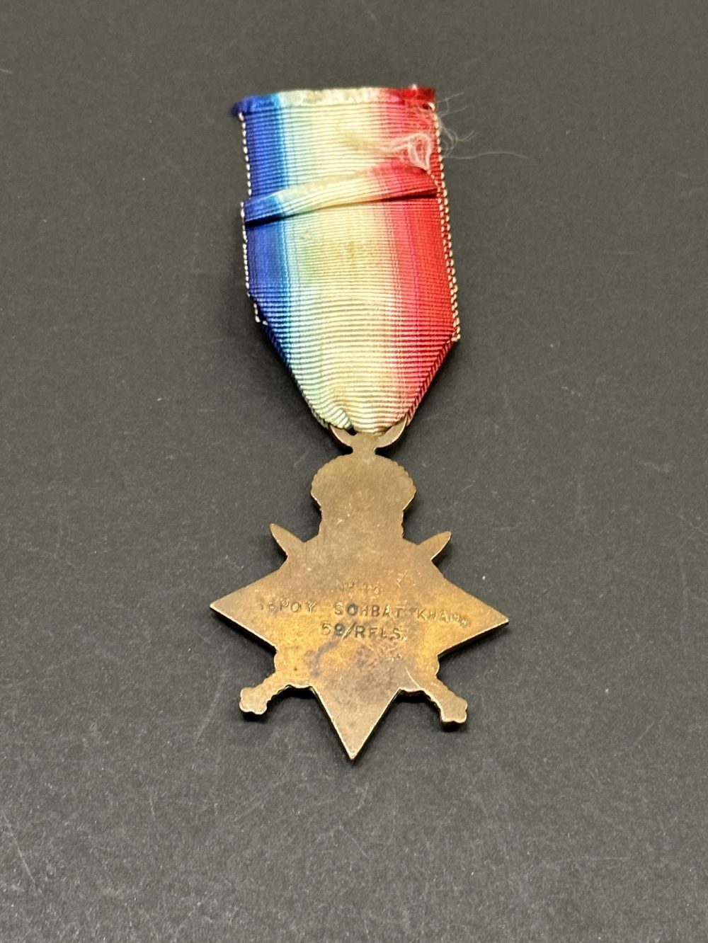 1914 Mons Star 59th Scinde Rifles - Bygones Shop