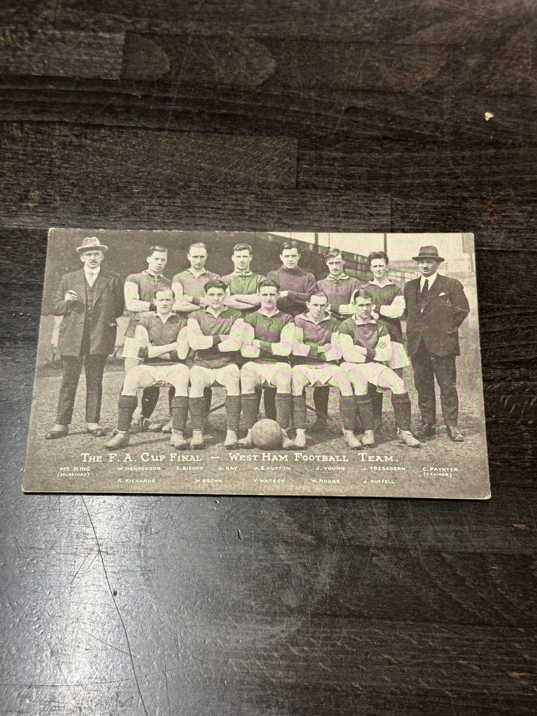 Original Fleetway Press Ltd. FA Cup Final West Ham United Team 1923 ...
