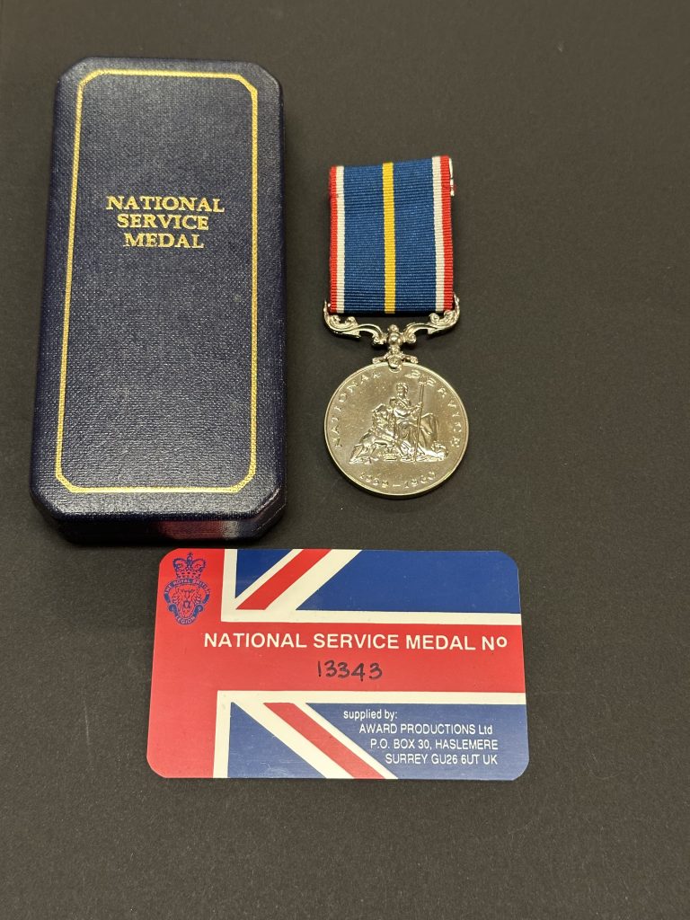 National Service Medal 1939-60 - Bygones Shop