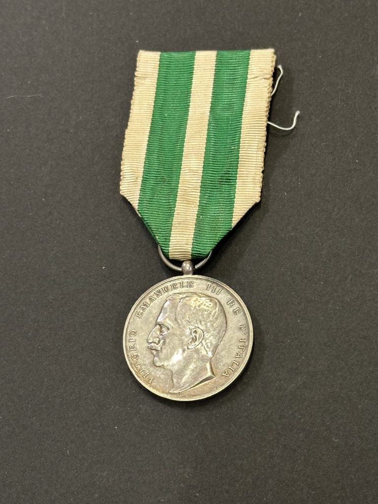 Messina Earthquake Medal 1908 - Bygones Shop